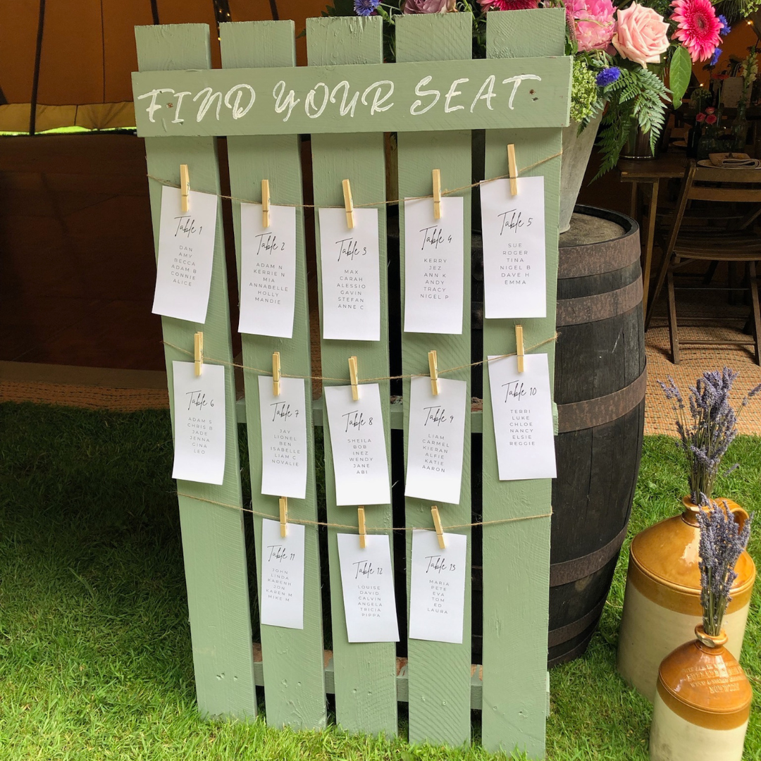 Props and Decor - Hubbard's Farm Weddings